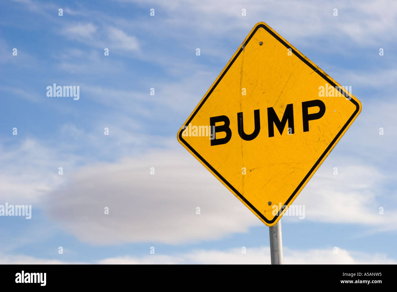 Speed bump sign u hi-res stock photography and images - Alamy