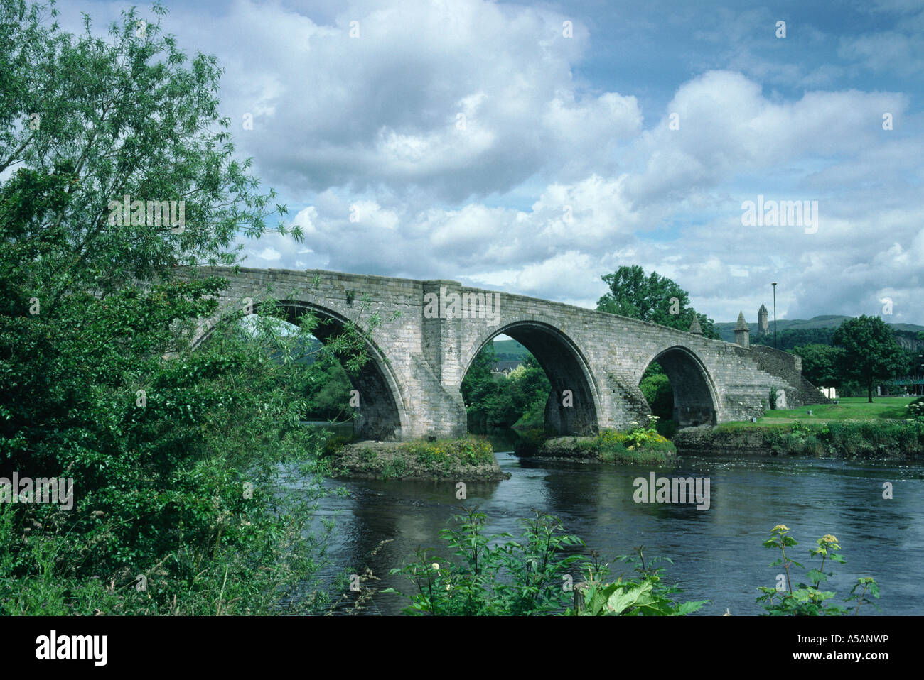 Stirling Old Bridge, Scotland Stock Photo - Alamy