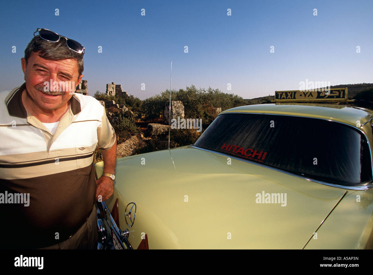 A taxi driver in Alleppo Syria Stock Photo - Alamy