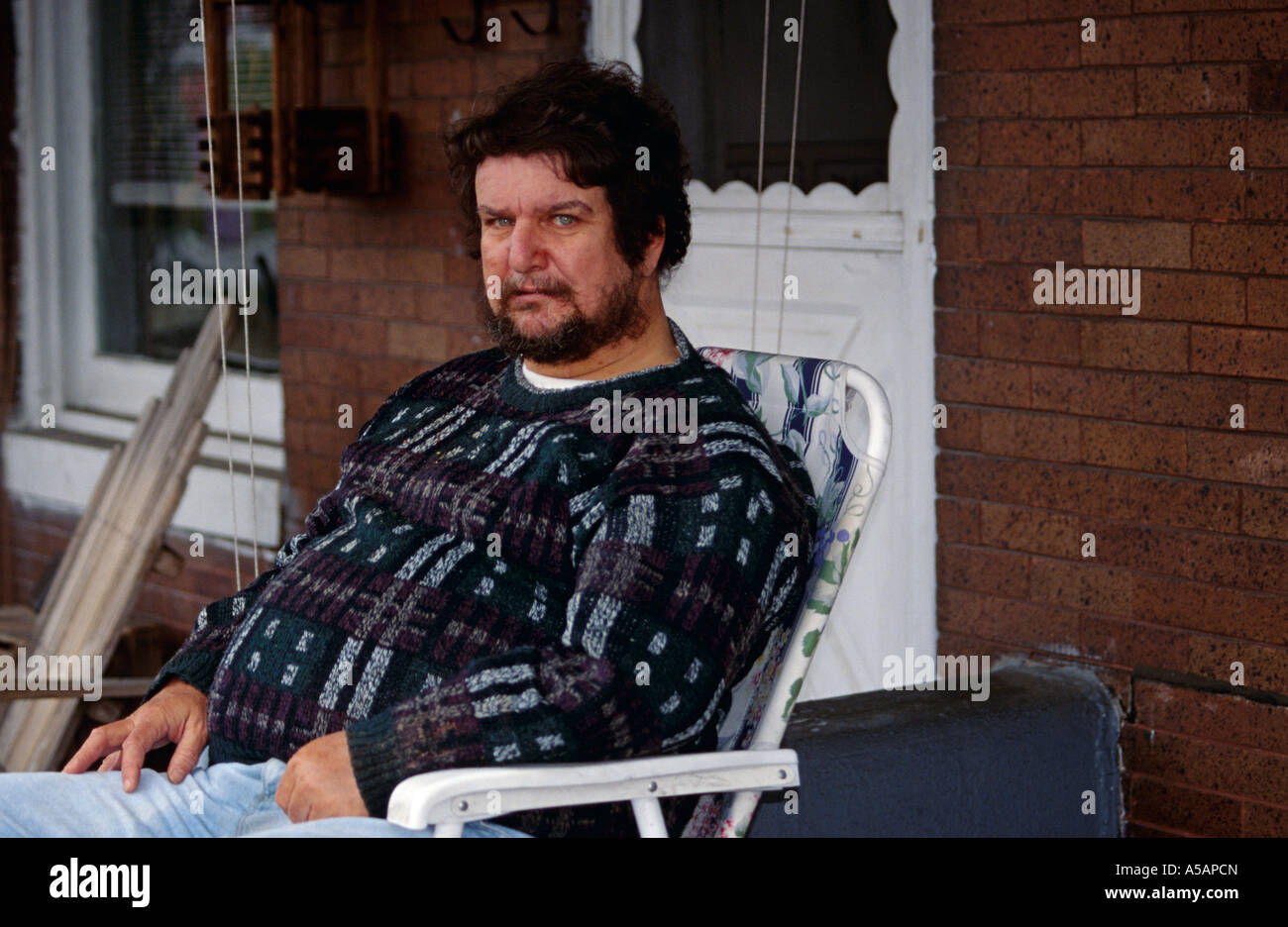 Portrait of a man in Baltimore Maryland Stock Photo - Alamy