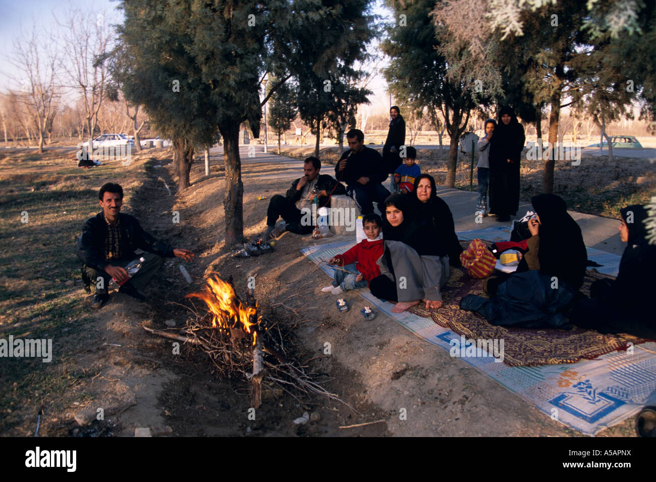 Sitting beside fire hi-res stock photography and images - Alamy