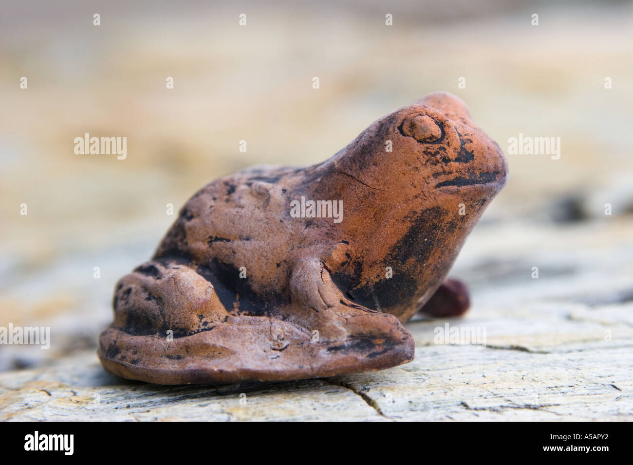 Frog statue at shrine in Futami near Meoto Iwa Futami Town Mie ...
