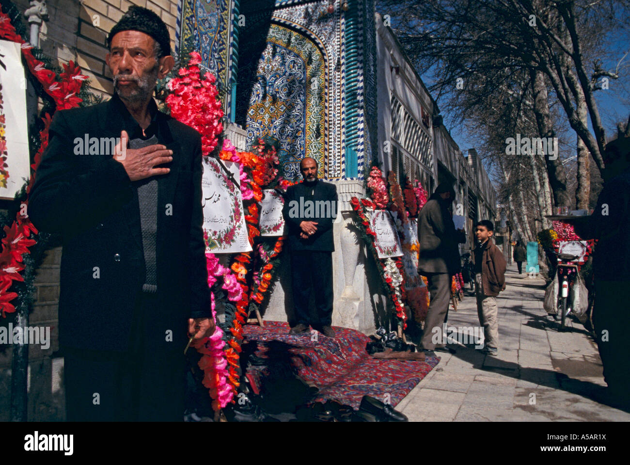 Scene at Iran Iraq war cemetery, Tehran, Iran Stock Photo - Alamy