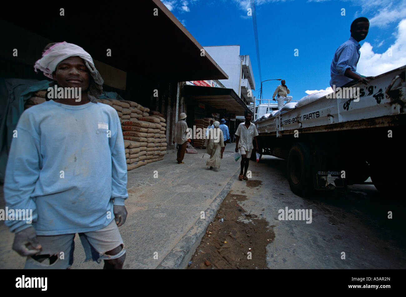 Workers in Kigali Rwanda Stock Photo - Alamy