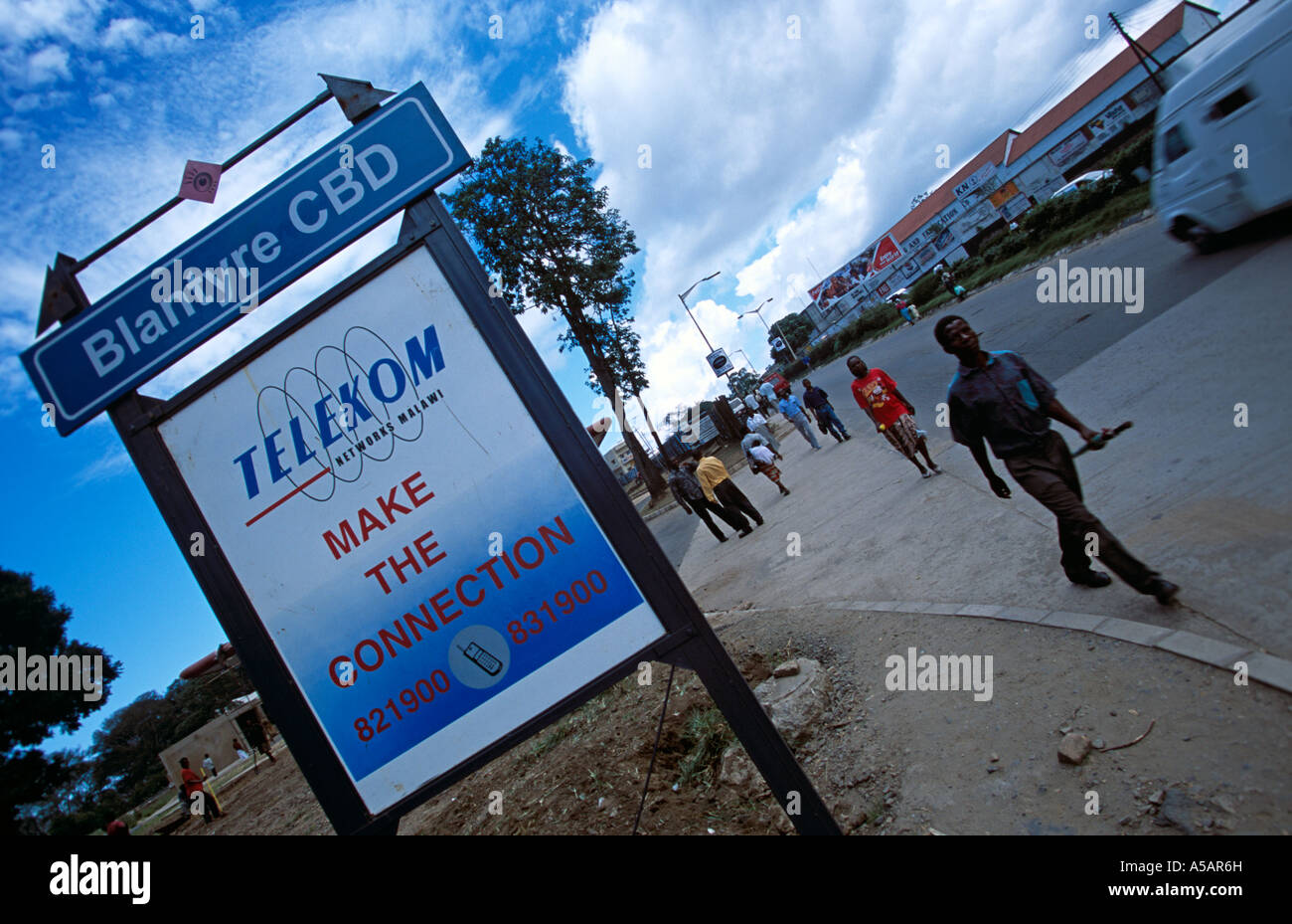 Bus stop advert africa hi-res stock photography and images - Alamy