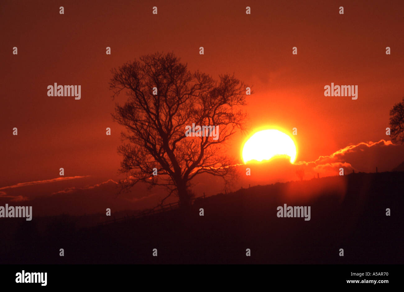 Setting sun landscape hi-res stock photography and images - Alamy