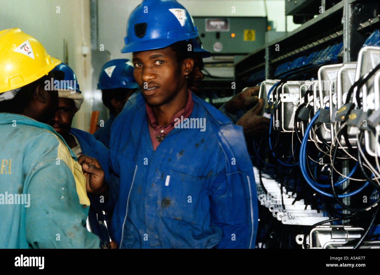 Miners in South Africa Stock Photo - Alamy