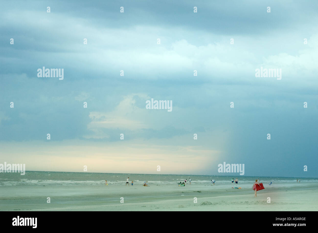 Summer on a beach Stock Photo - Alamy