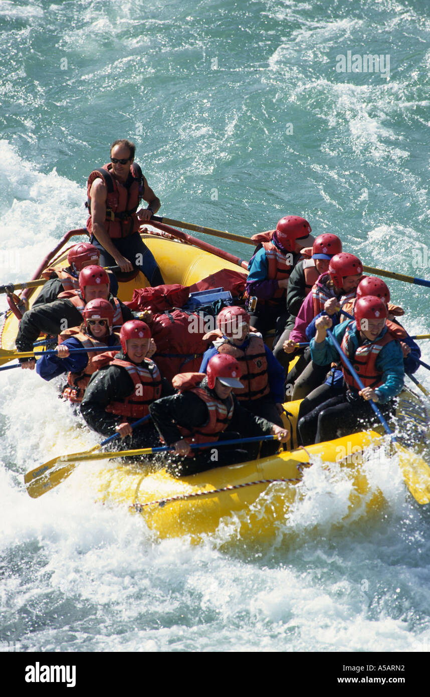 River rafting Bulkley river Smithers British Columbia Stock Photo - Alamy