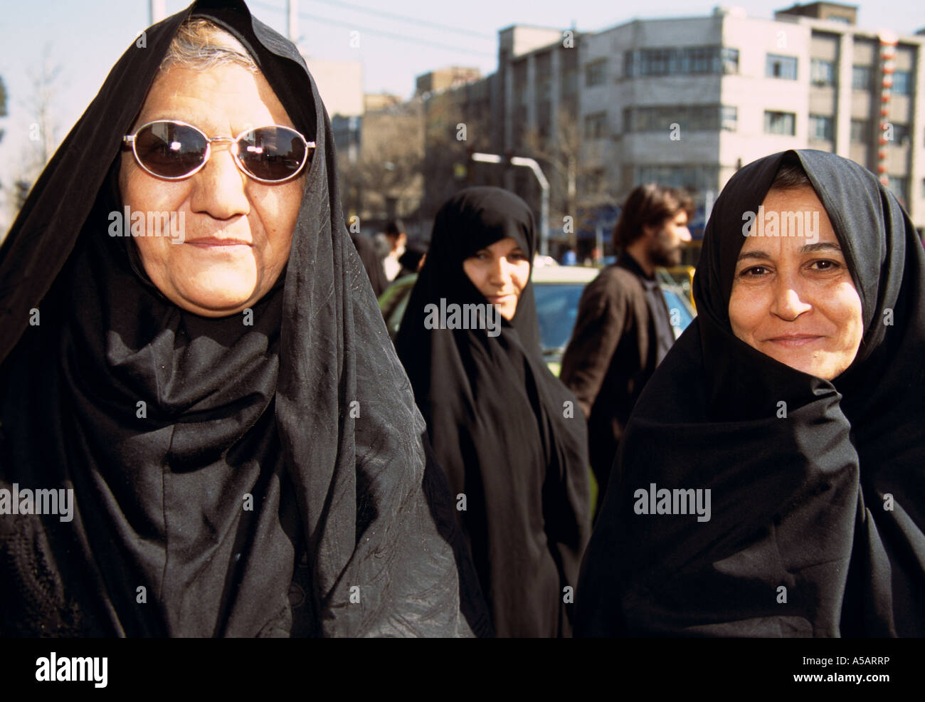 Women wearing a burqa in Teheran Iran Stock Photo - Alamy
