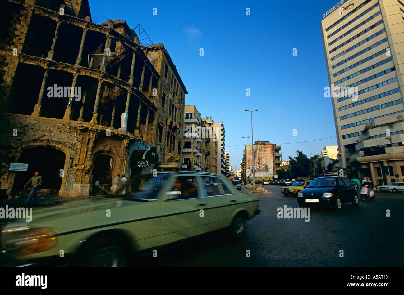 A street scene in Beirut Stock Photo - Alamy