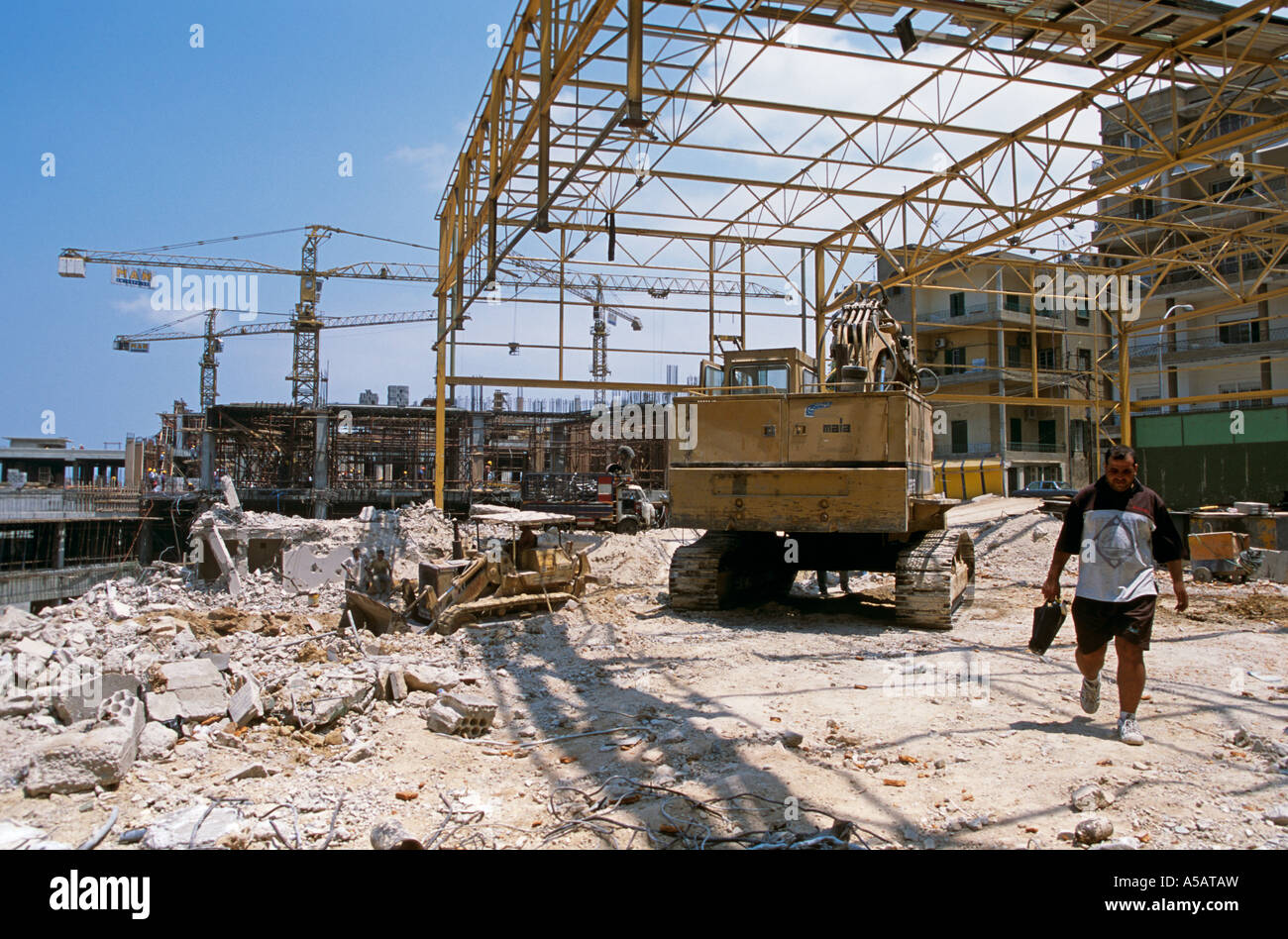 A construction site in Beirut Stock Photo - Alamy