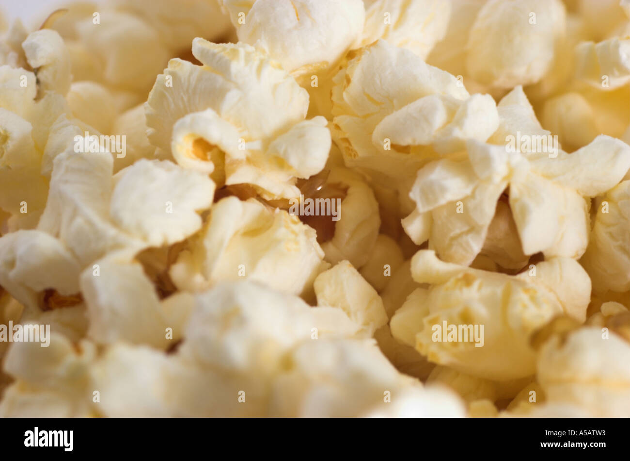 Popcorn close up view Stock Photo - Alamy