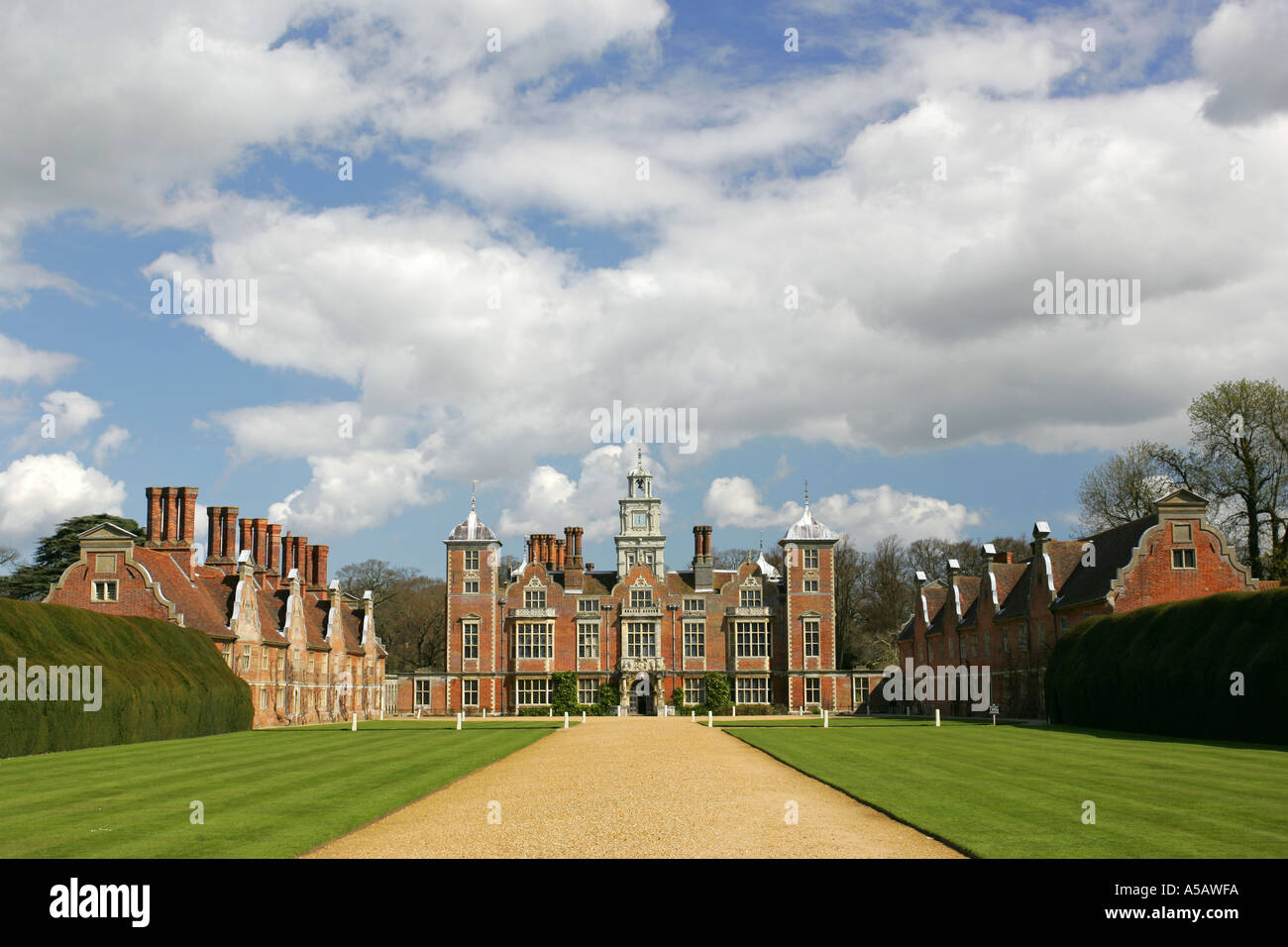 Blickling Hall Manor House and estate a typical National Trust property ...