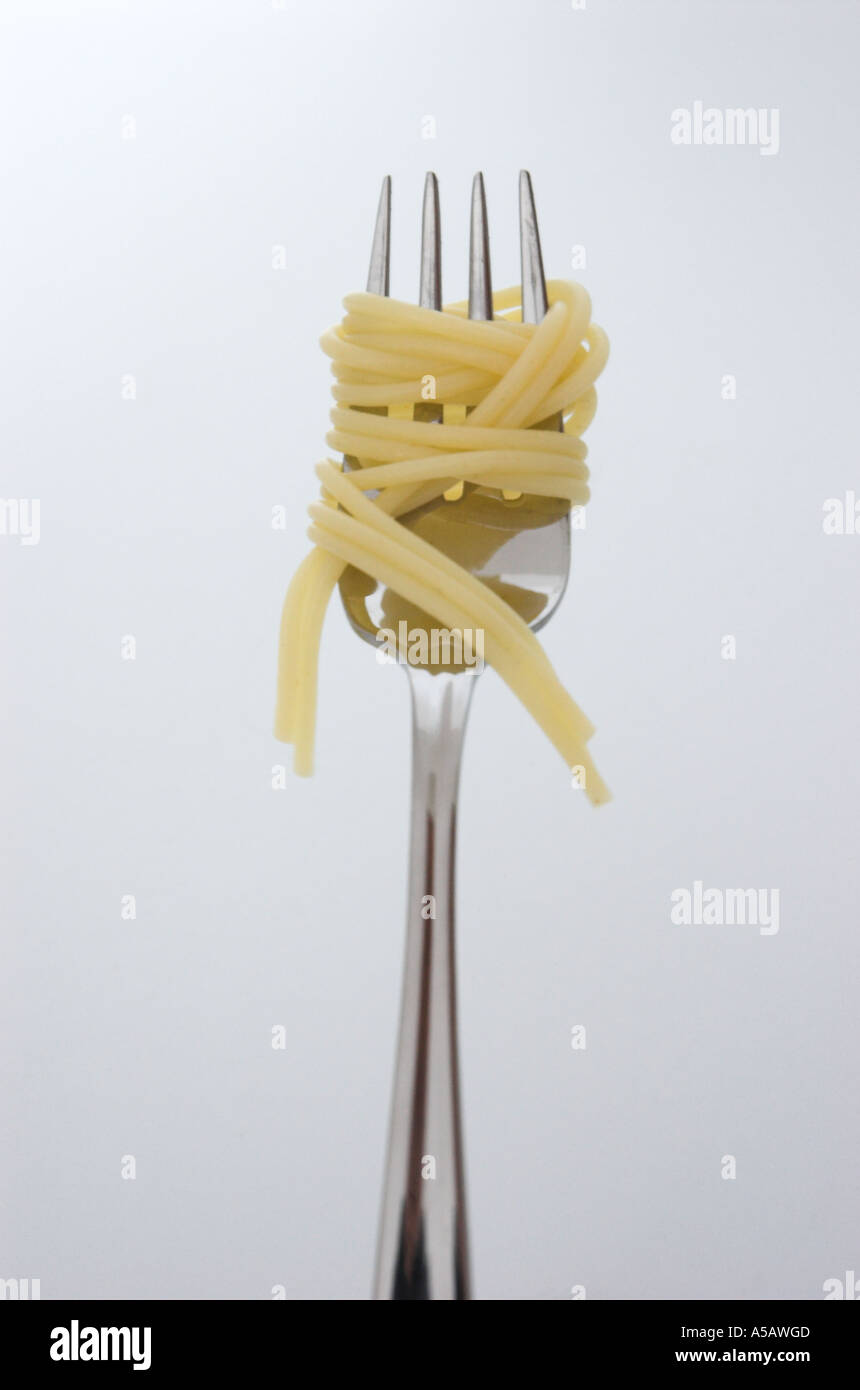 Spaghetti on fork hi-res stock photography and images - Alamy