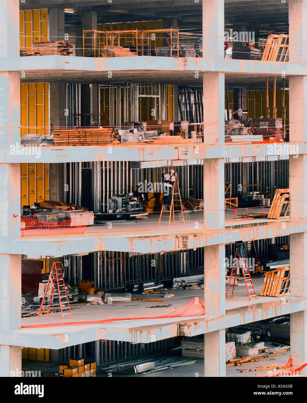 building under construction Atlanta Georgia Stock Photo - Alamy