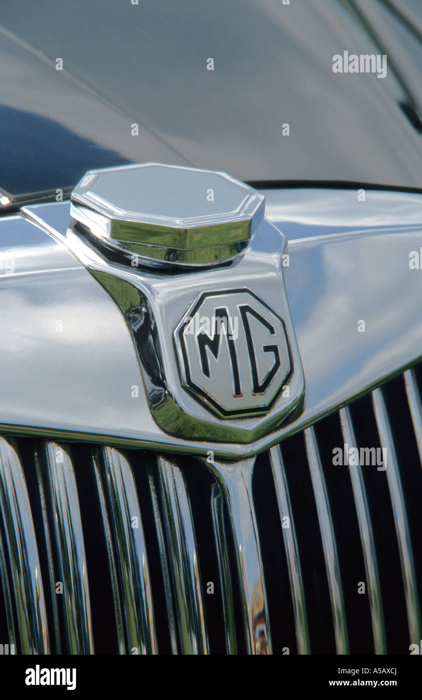 MG Magnette ZA of 1955. English car manufacturer Stock Photo - Alamy