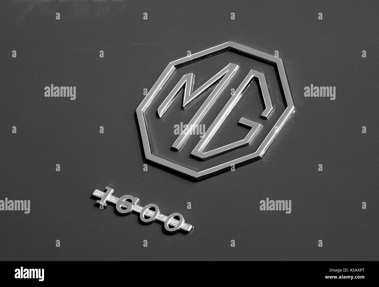 MG A. English car manufacturer Stock Photo - Alamy