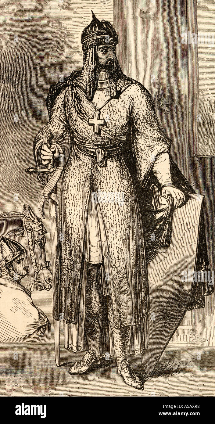 Rodrigo Díaz de Vivar, c.1040 - 1099, aka El Cid Campeador. Castilian ...