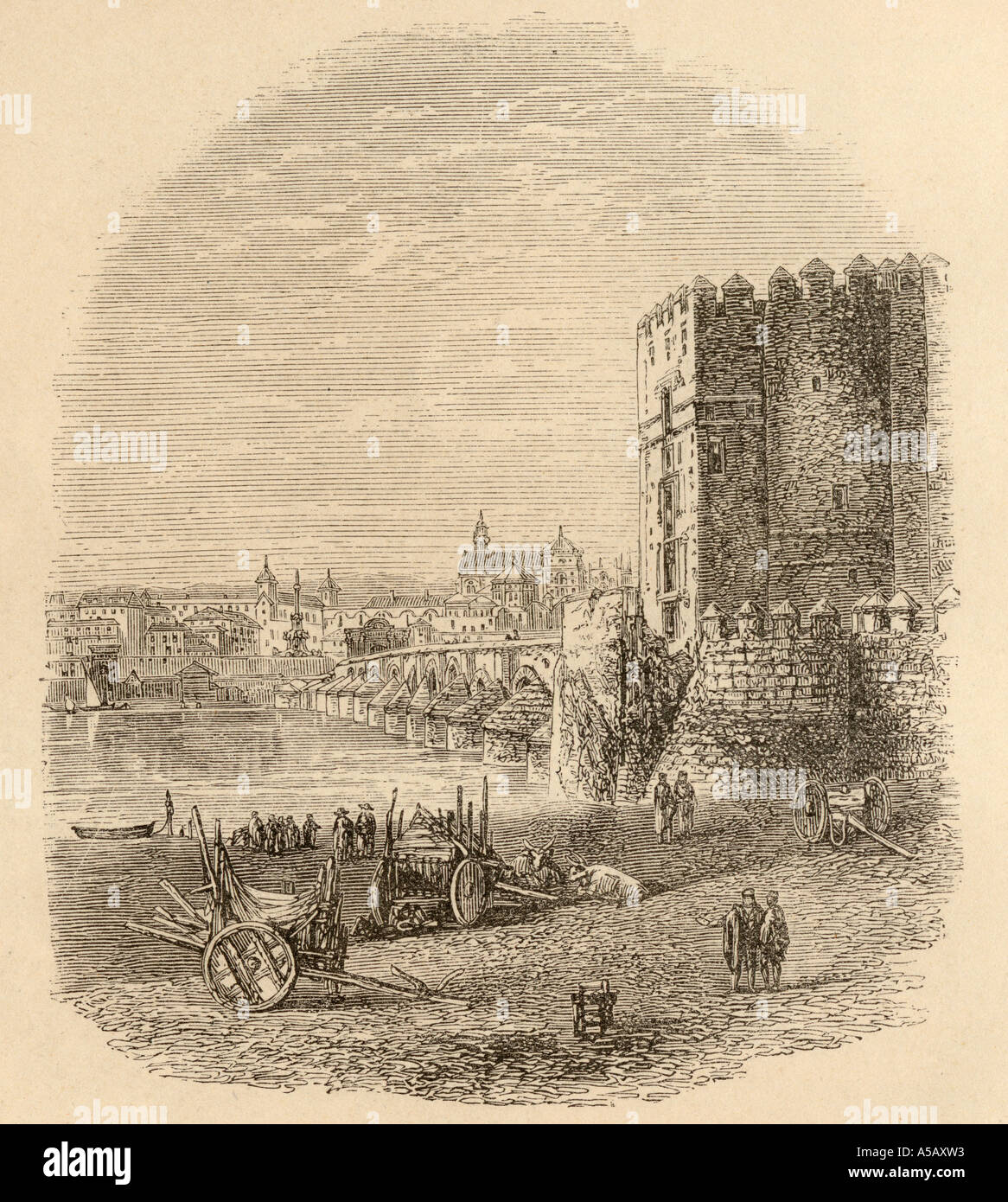 Roman tower illustration hi-res stock photography and images - Alamy
