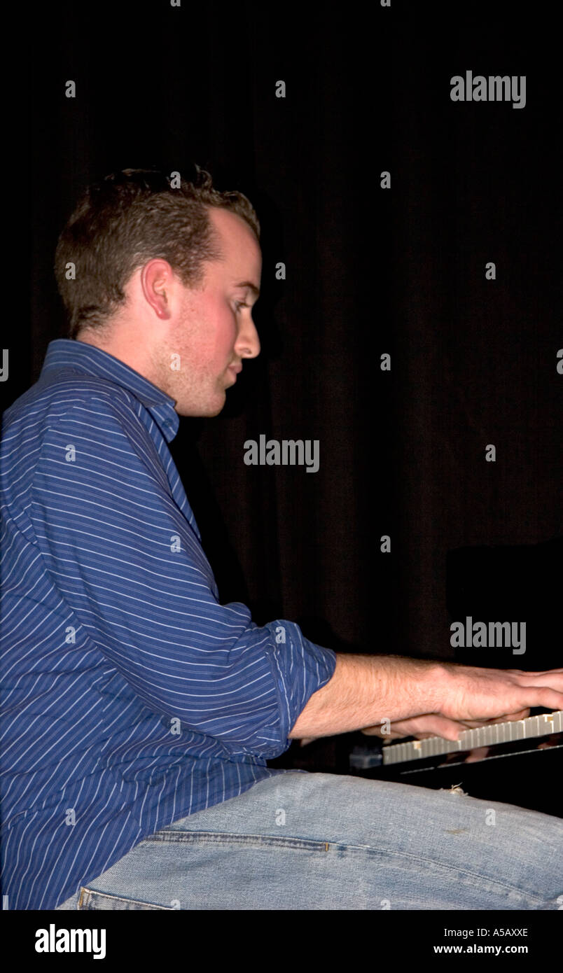 Darwyn performing live at High Barn Essex England UK Stock Photo - Alamy