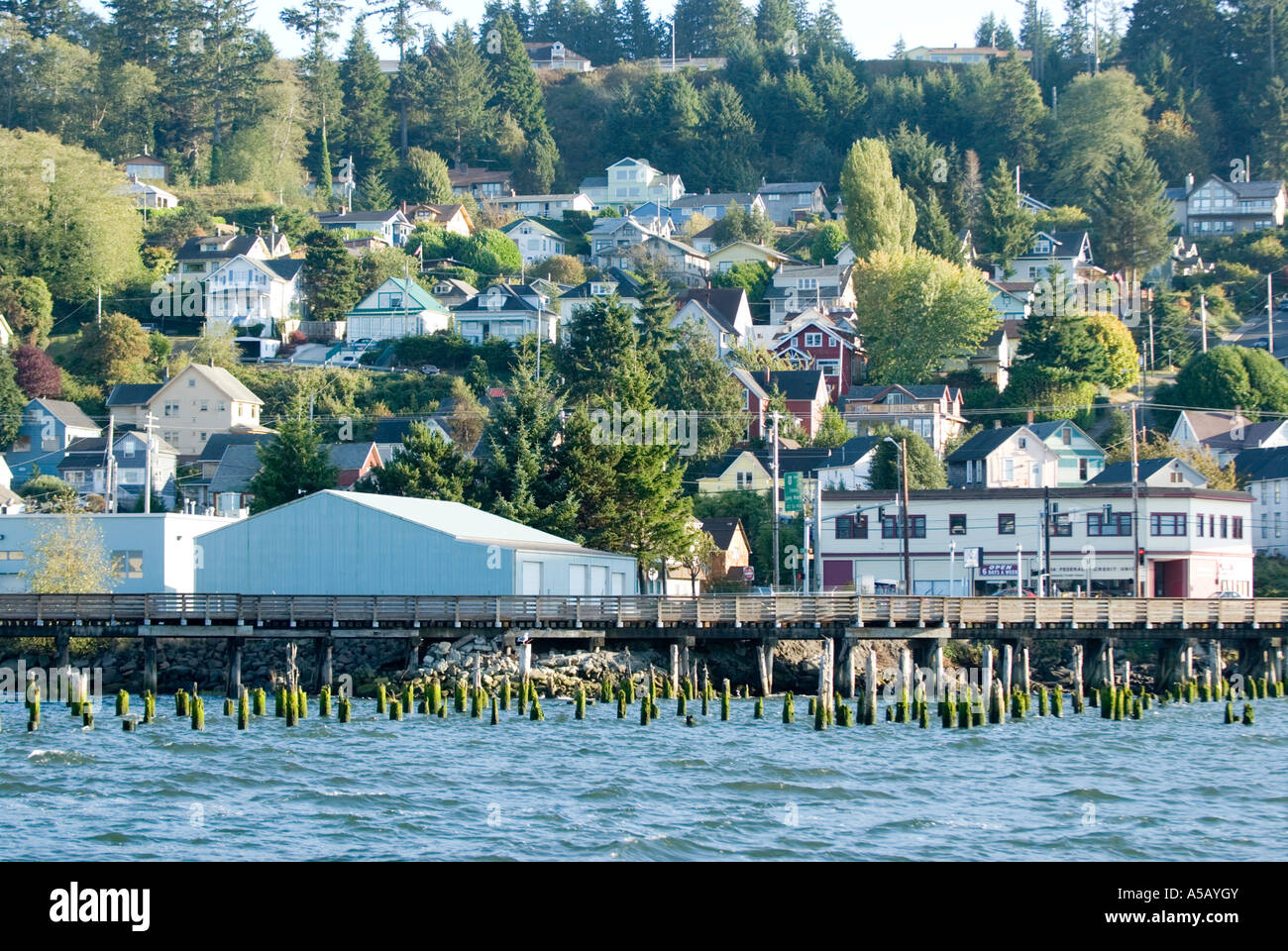 Astoria & the Columbia River, Oregon Stock Photo - Alamy