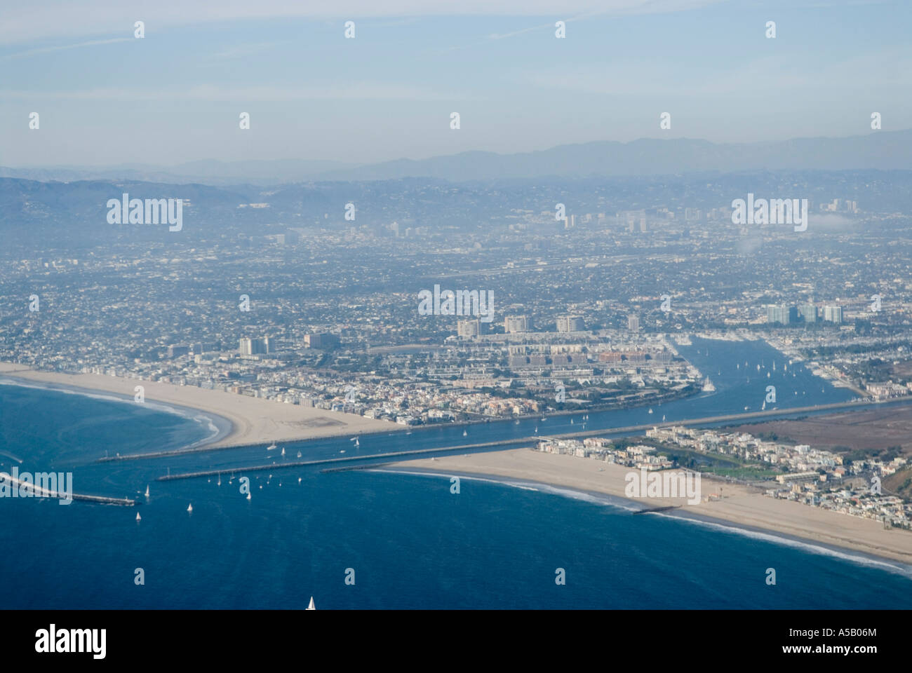 Marina del rey, california aerial hi-res stock photography and images ...