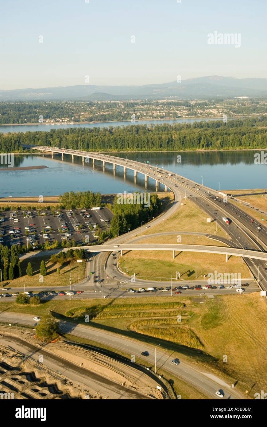 Interstate 5 outside Portland Oregon Stock Photo - Alamy