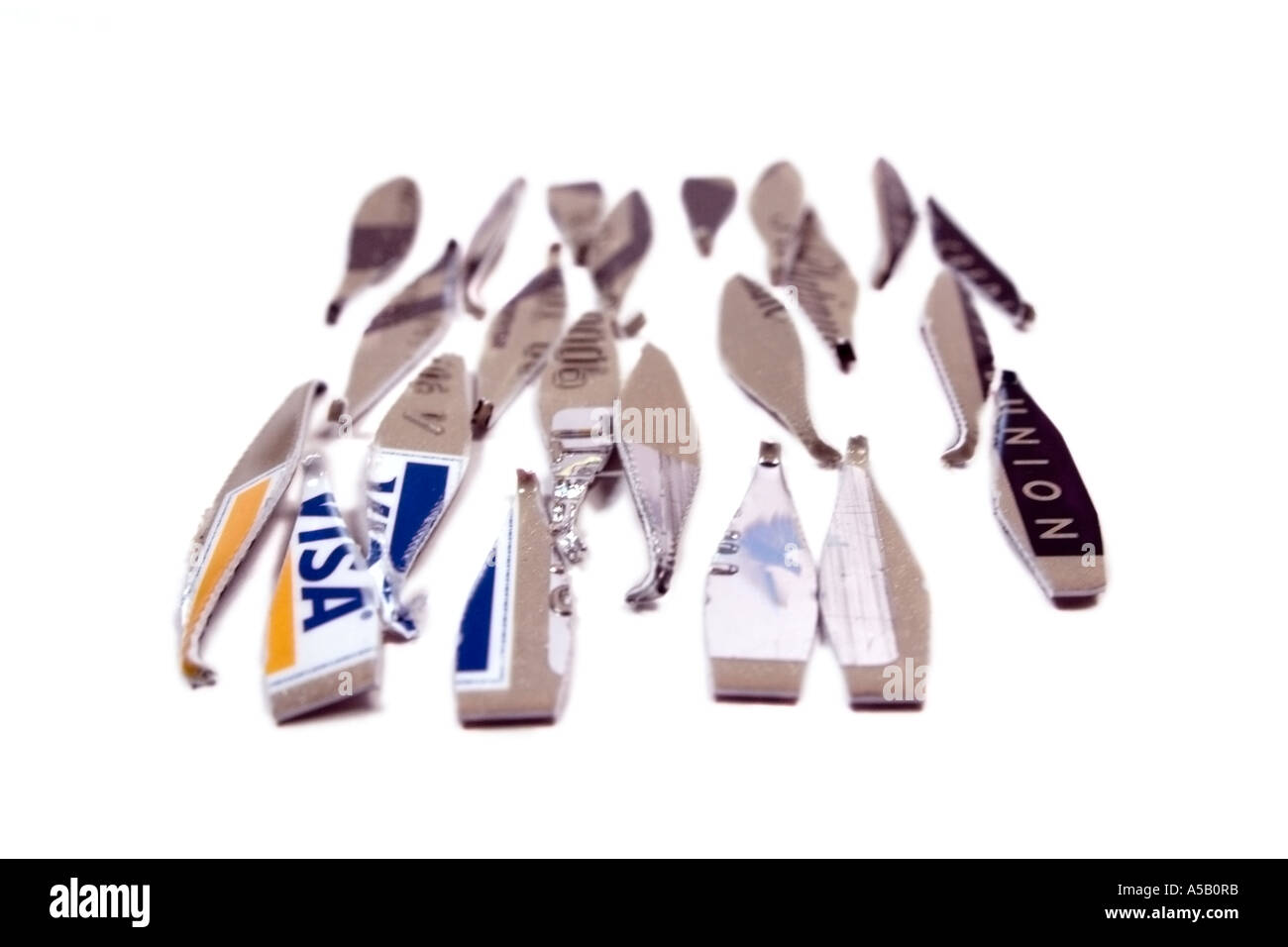 Shredded Credit Card Stock Photo - Alamy