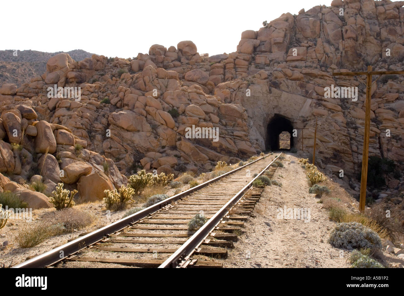 The Impossible Railroad, Carizo Gorge Stock Photo - Alamy