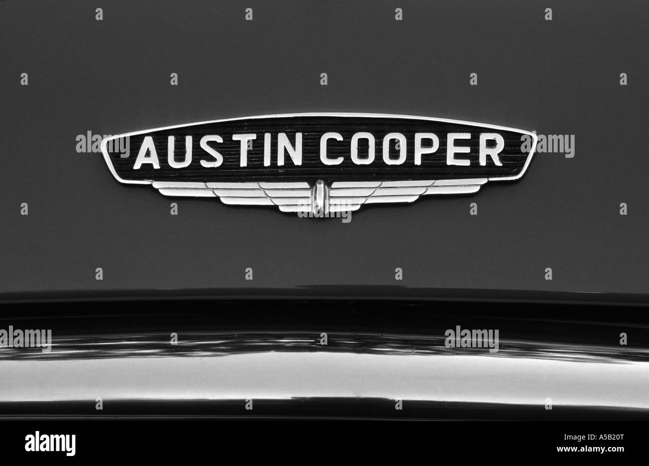 Old austin mini Black and White Stock Photos & Images - Alamy