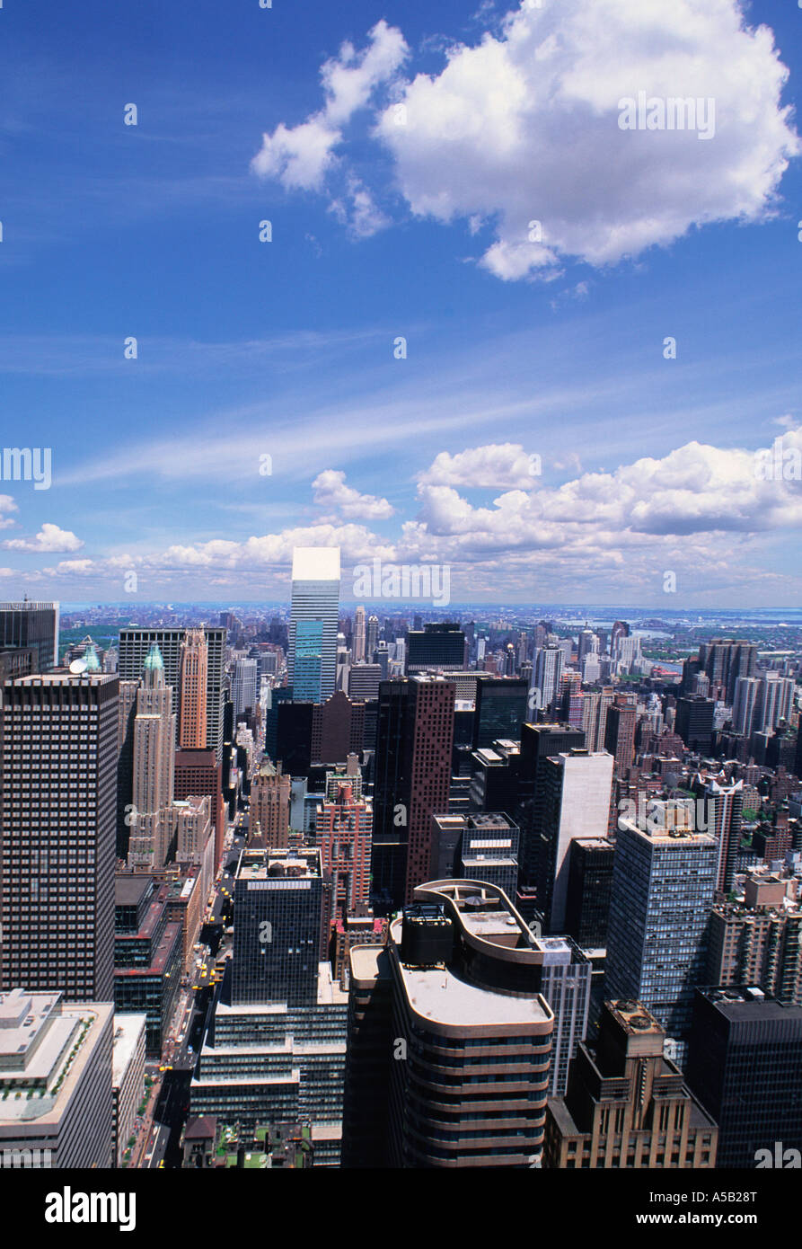 Aerial view citicorp building new york city hi-res stock photography ...