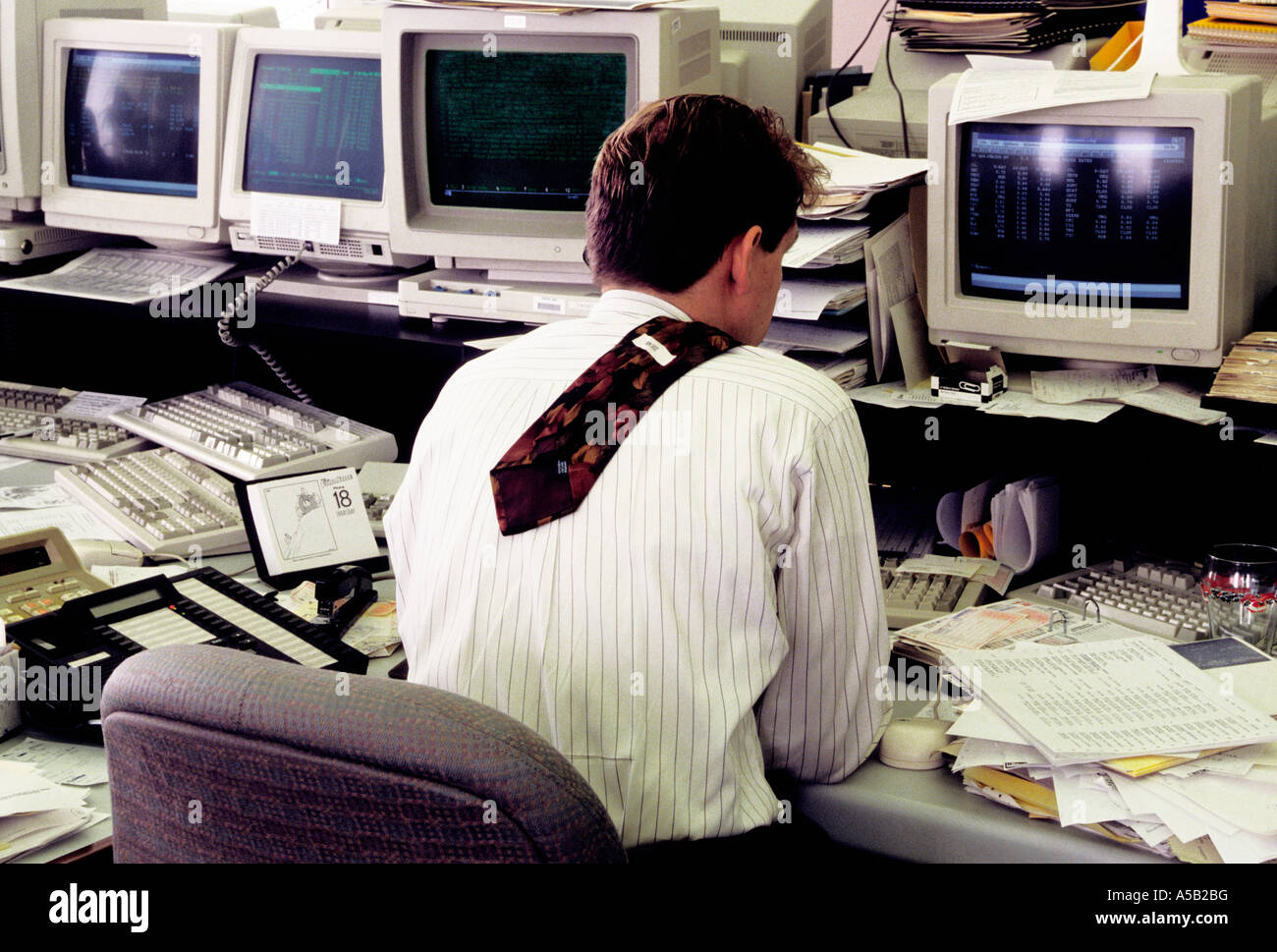 Brokerage office new york stock exchange hi-res stock photography and ...