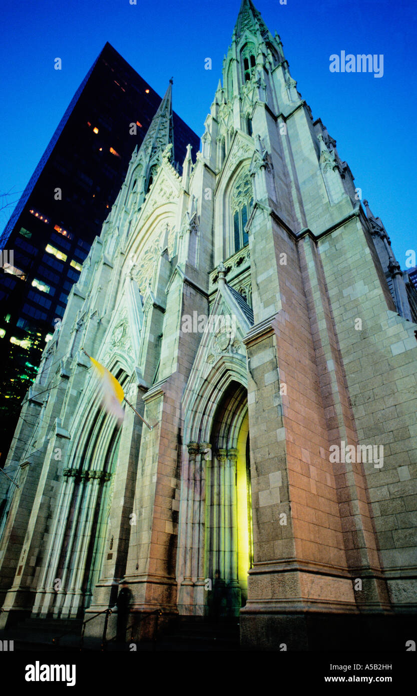 USA new York New York City NYC Fifth Avenue Midtown Manhattan Saint ...