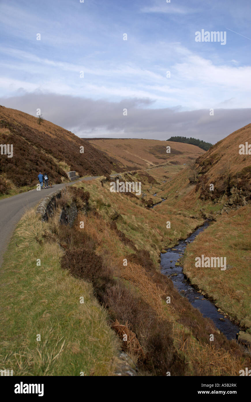 The Goyt Valley near Derbyshire Bridge Stock Photo - Alamy