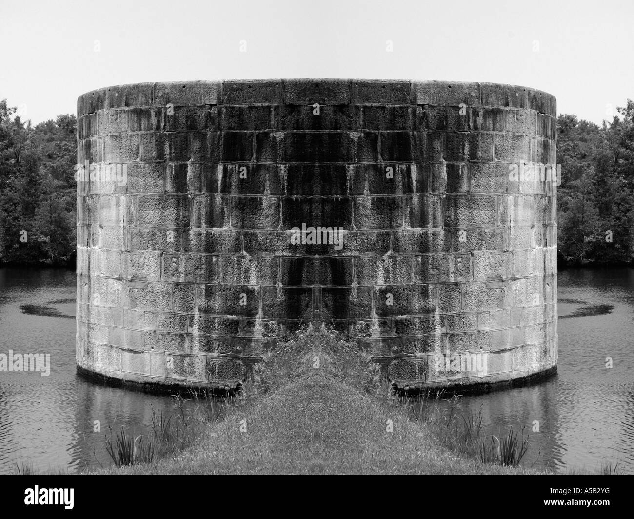 Large cement cylindrical structure Stock Photo - Alamy