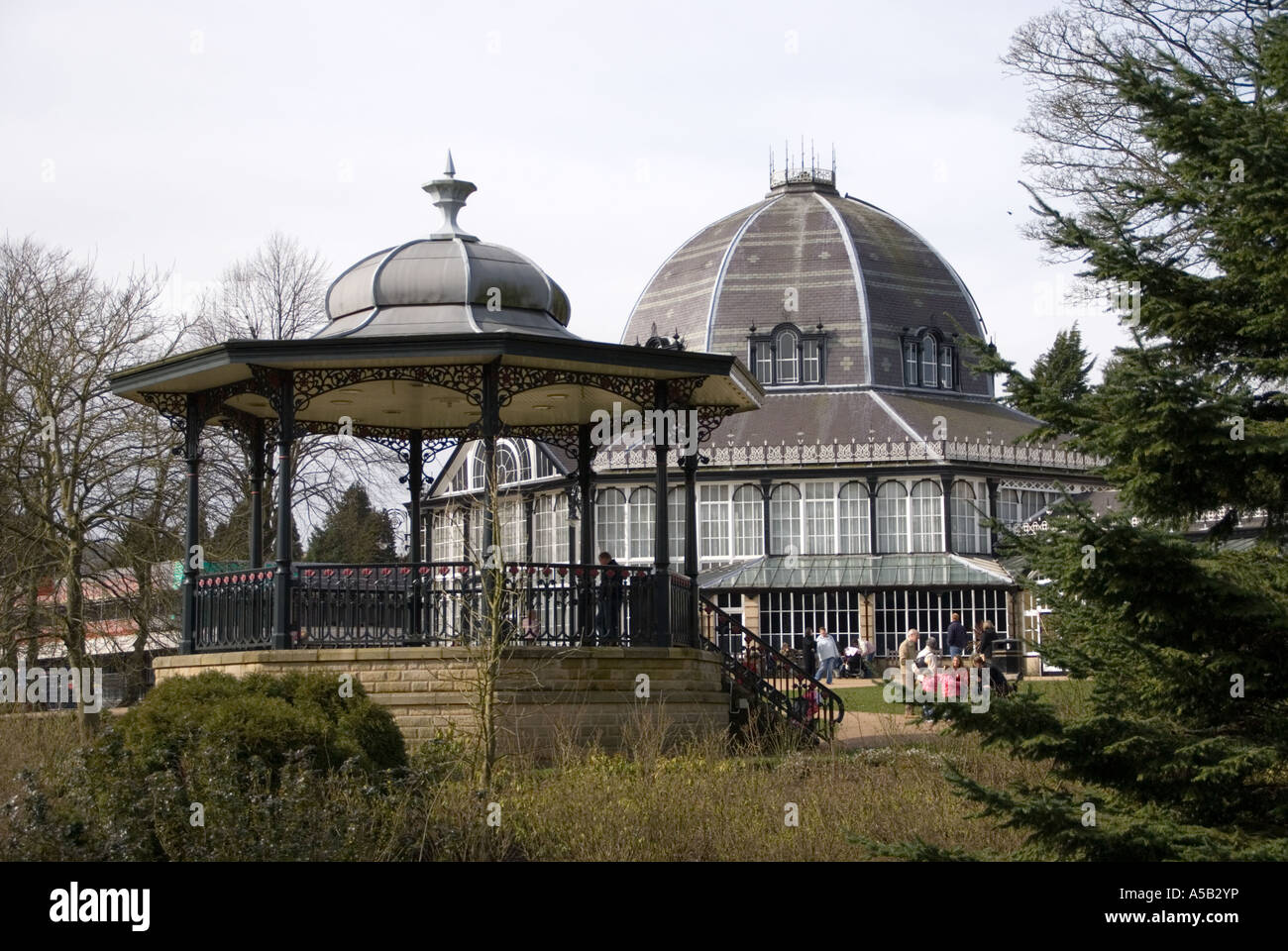 Octagon and Bandstand Stock Photo - Alamy