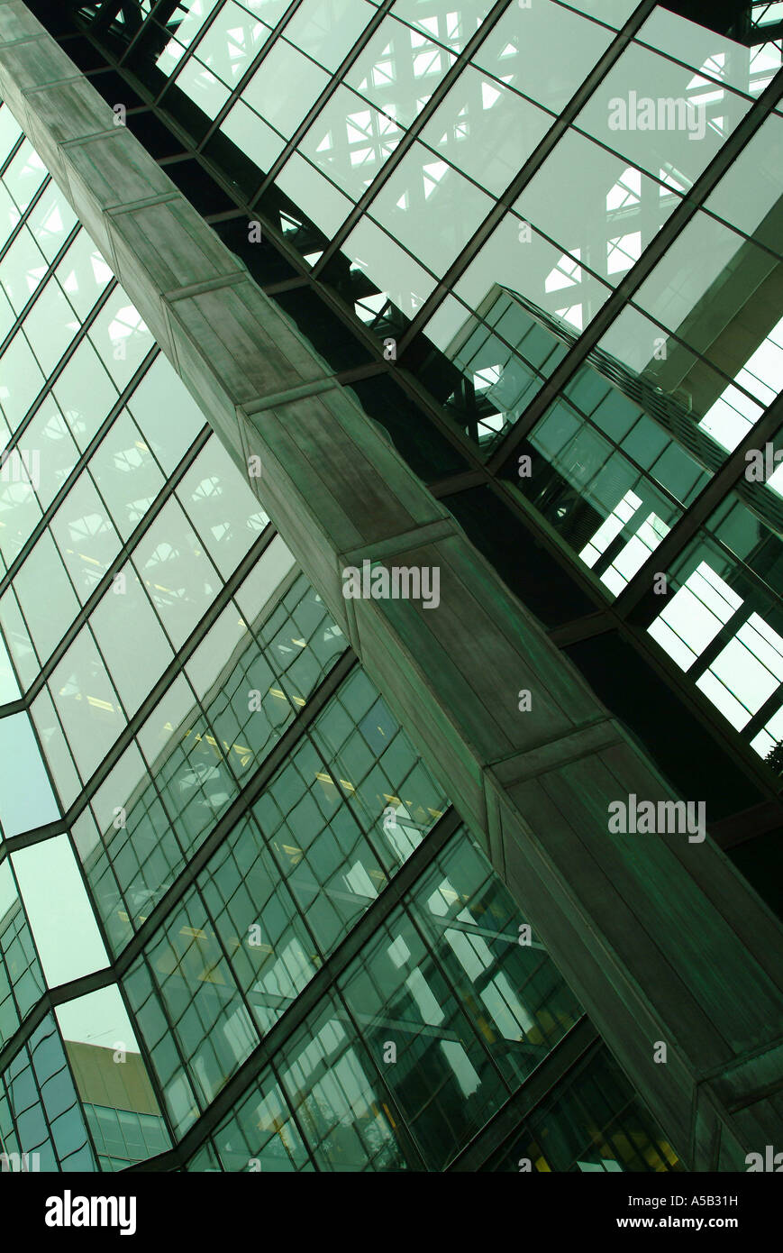 Architectural exterior glass detail Stock Photo - Alamy
