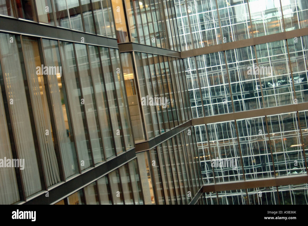 Network of glass windows Stock Photo - Alamy