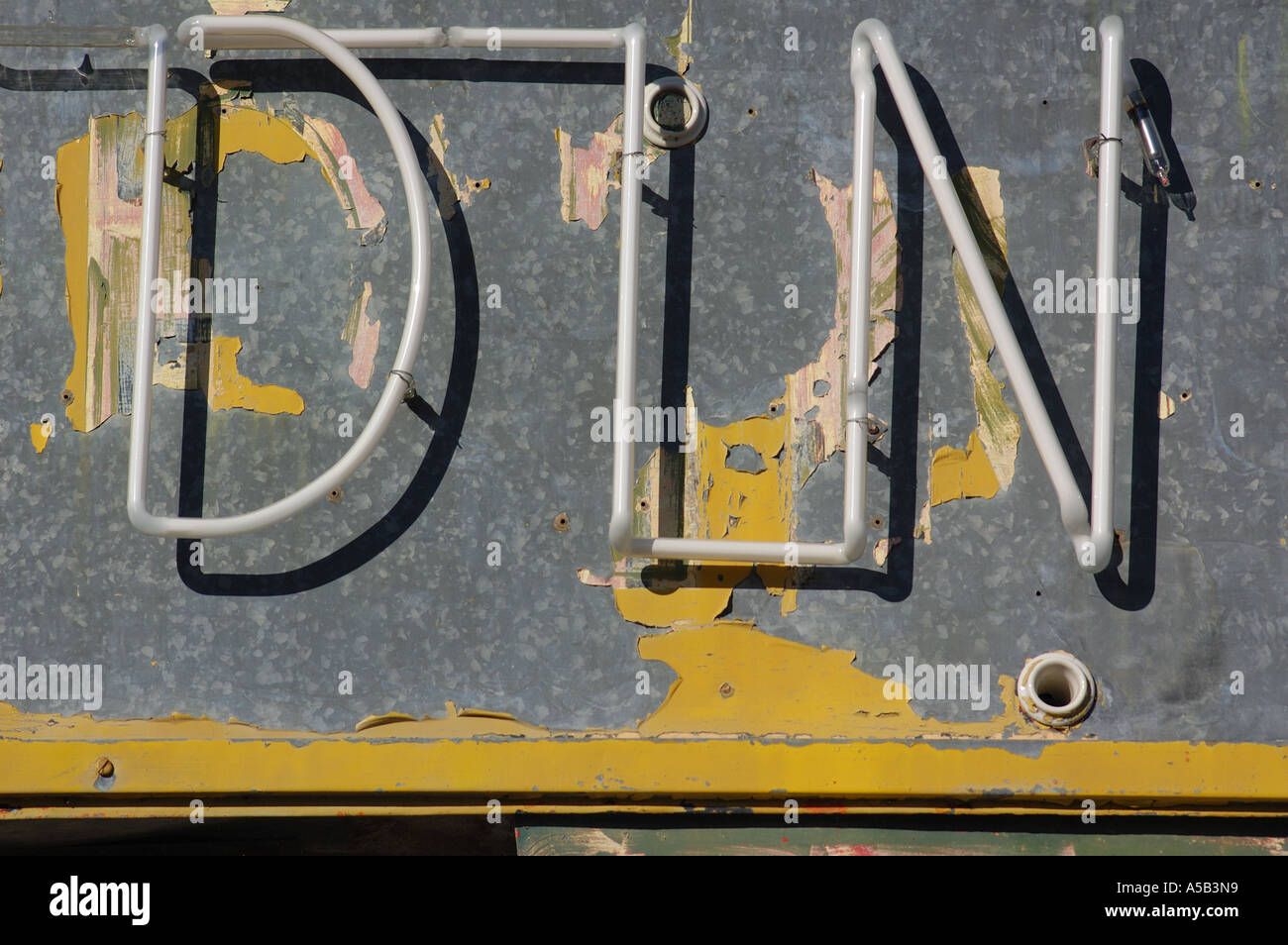 Old Neon Sign Stock Photo - Alamy