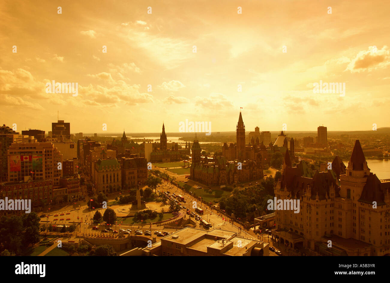 Scenic view of Canada's capital, Ottawa Stock Photo - Alamy