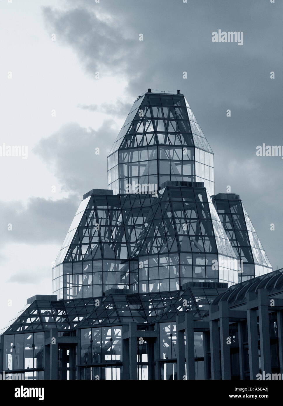 Glass tower, National Gallery, Ottawa Canada Stock Photo - Alamy