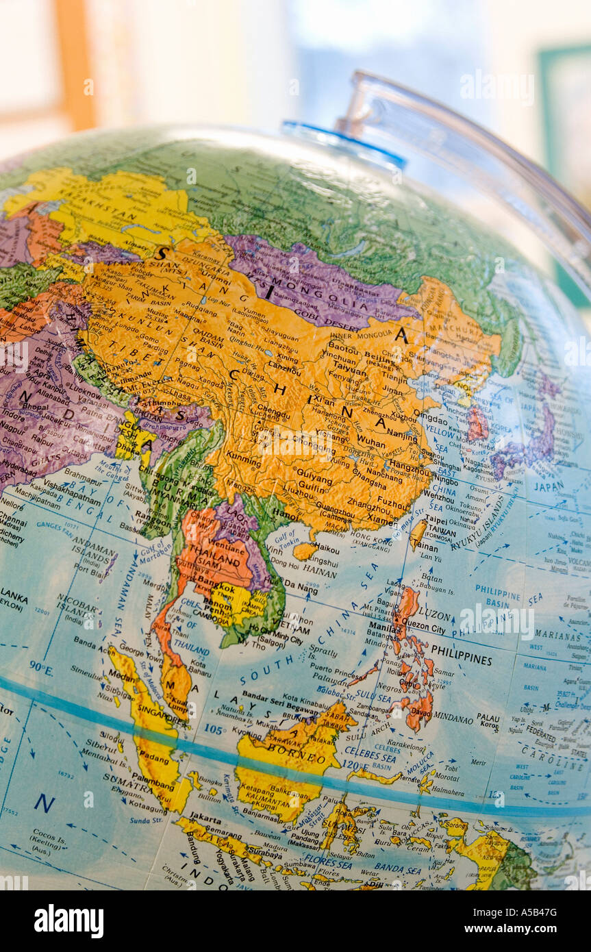 South east asia map hi-res stock photography and images - Alamy