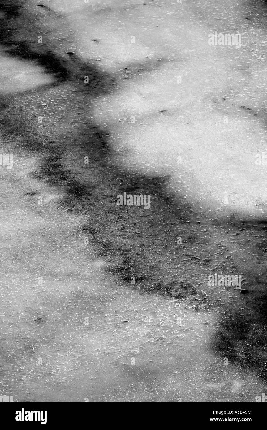 Abstract composition of ice and snow Stock Photo - Alamy