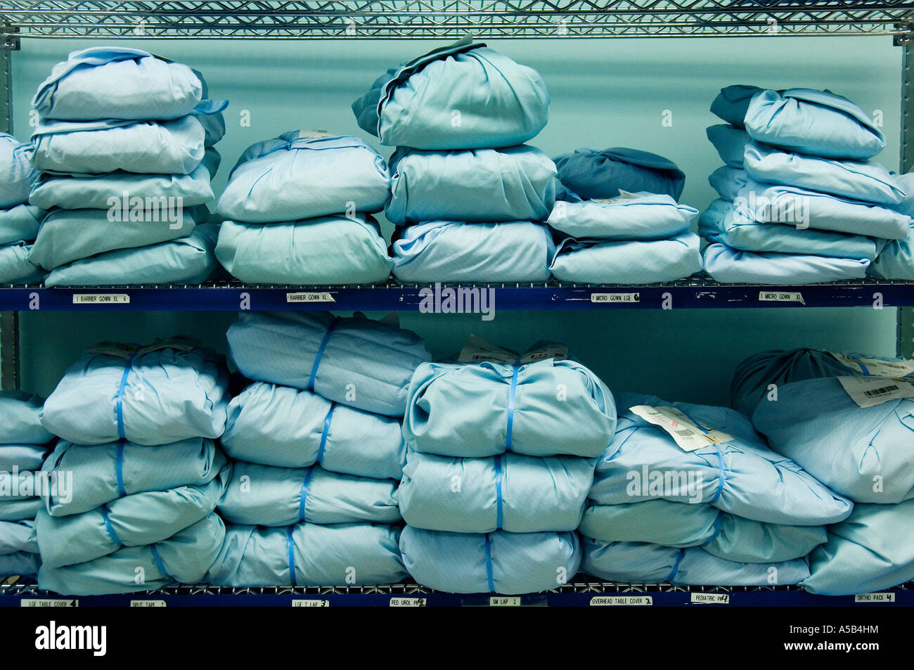 Sterile packages in operating room Stock Photo - Alamy