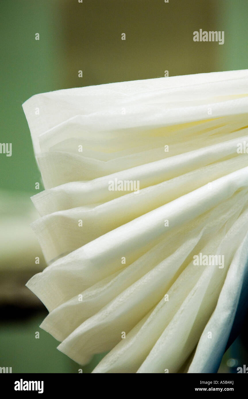 Sterile pads in operating room Stock Photo - Alamy