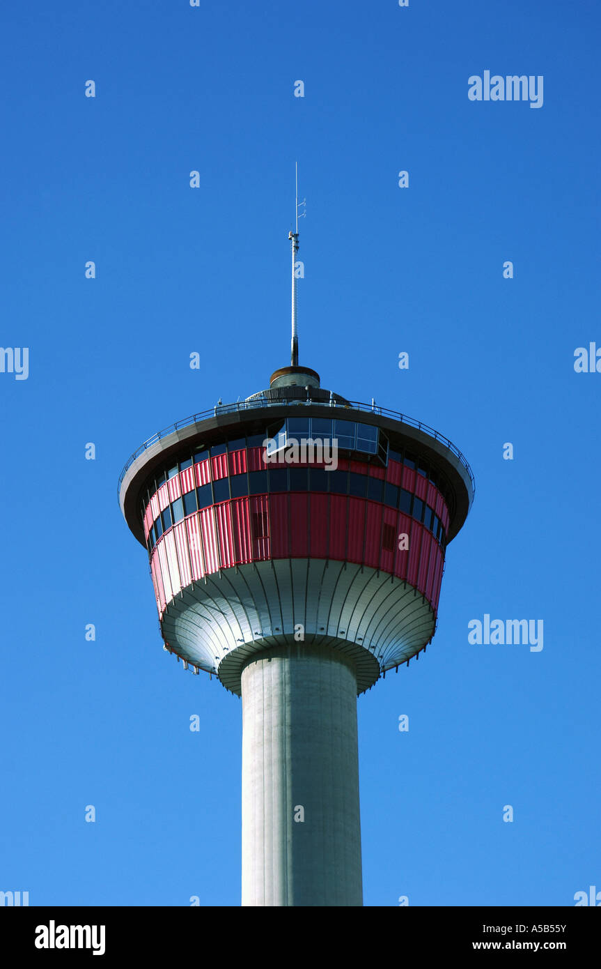 Famous Landmark, The Calgary Tower, Alberta Canada Stock Photo - Alamy