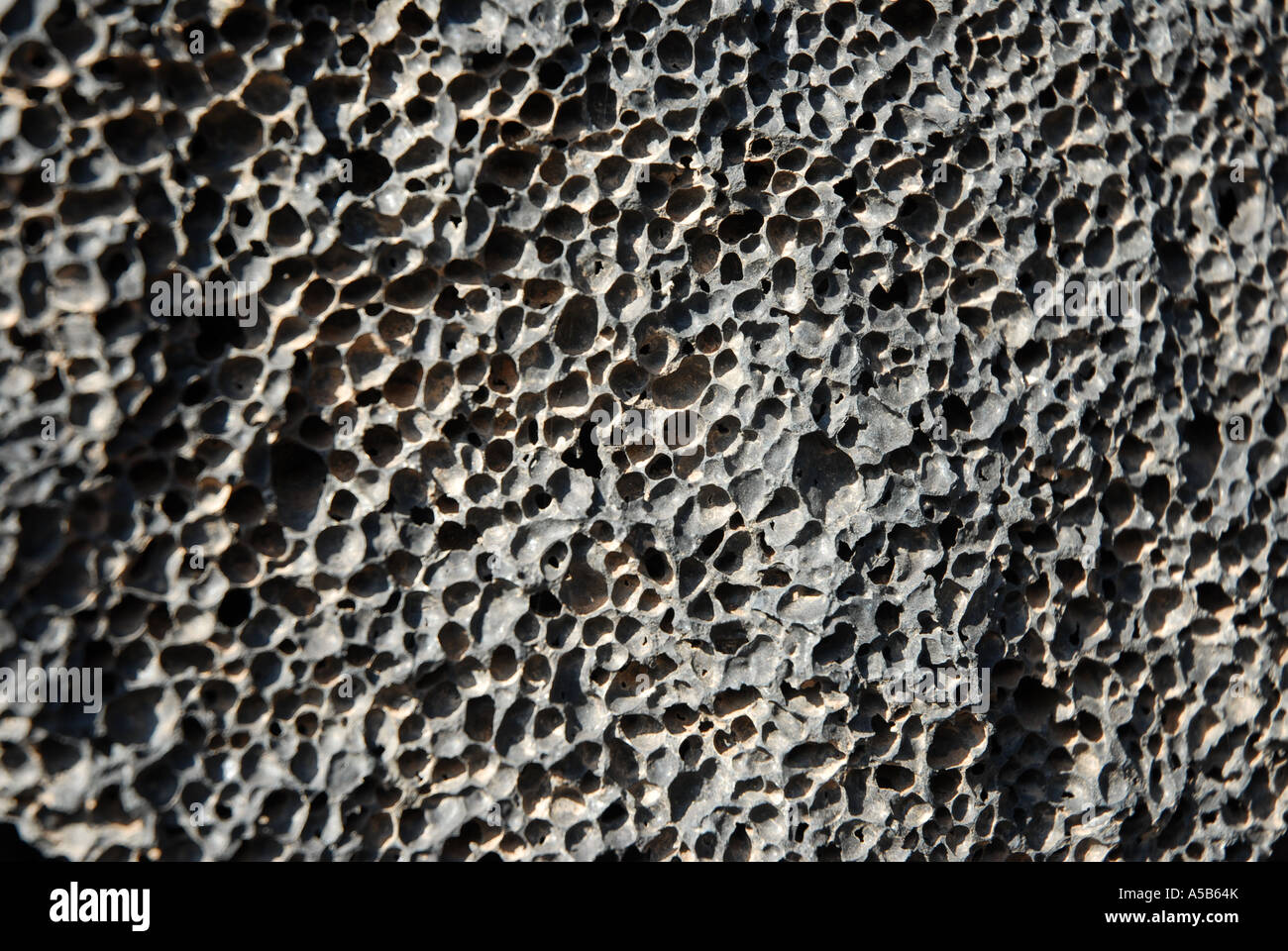 Detail of texture and pattern in black volcanic rock Stock Photo - Alamy