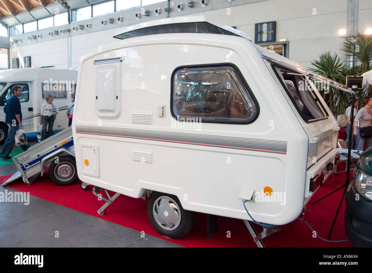 Very little caravan Stock Photo - Alamy