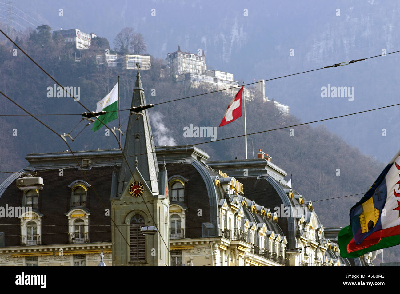 Montreux Palace, Montreux, Switzerland Stock Photo - Alamy